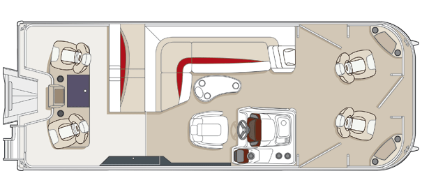 Vantage 23-4S (2012) - Pontoons - Princecraft